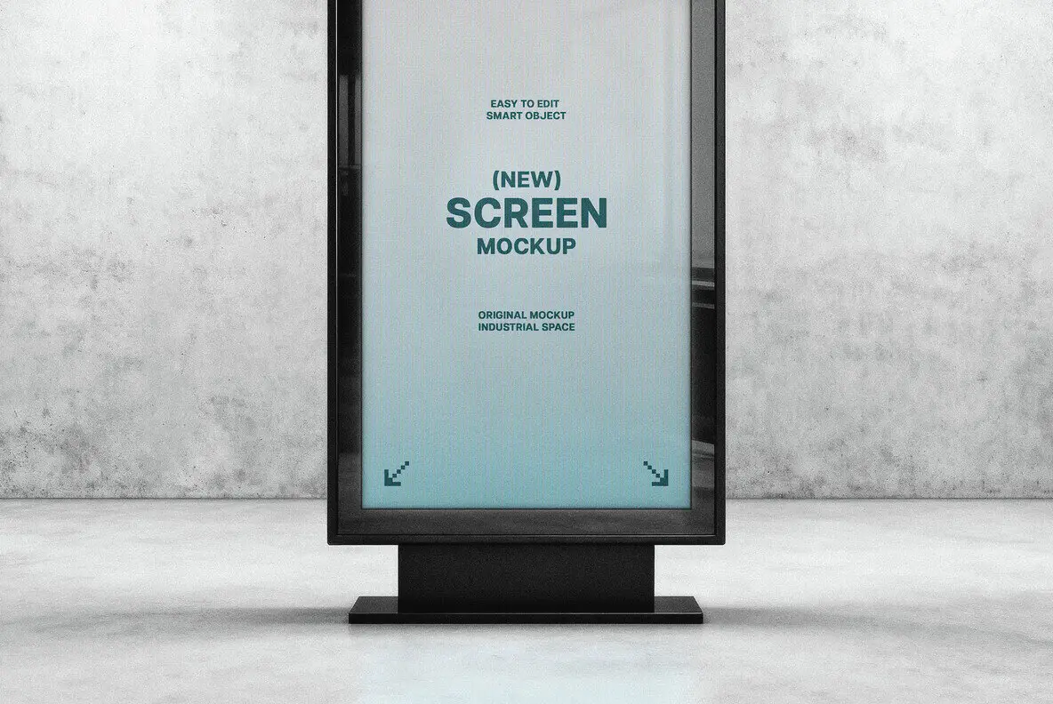 Industrial Vertical Screen Mockup Graphics - YouWorkForThem