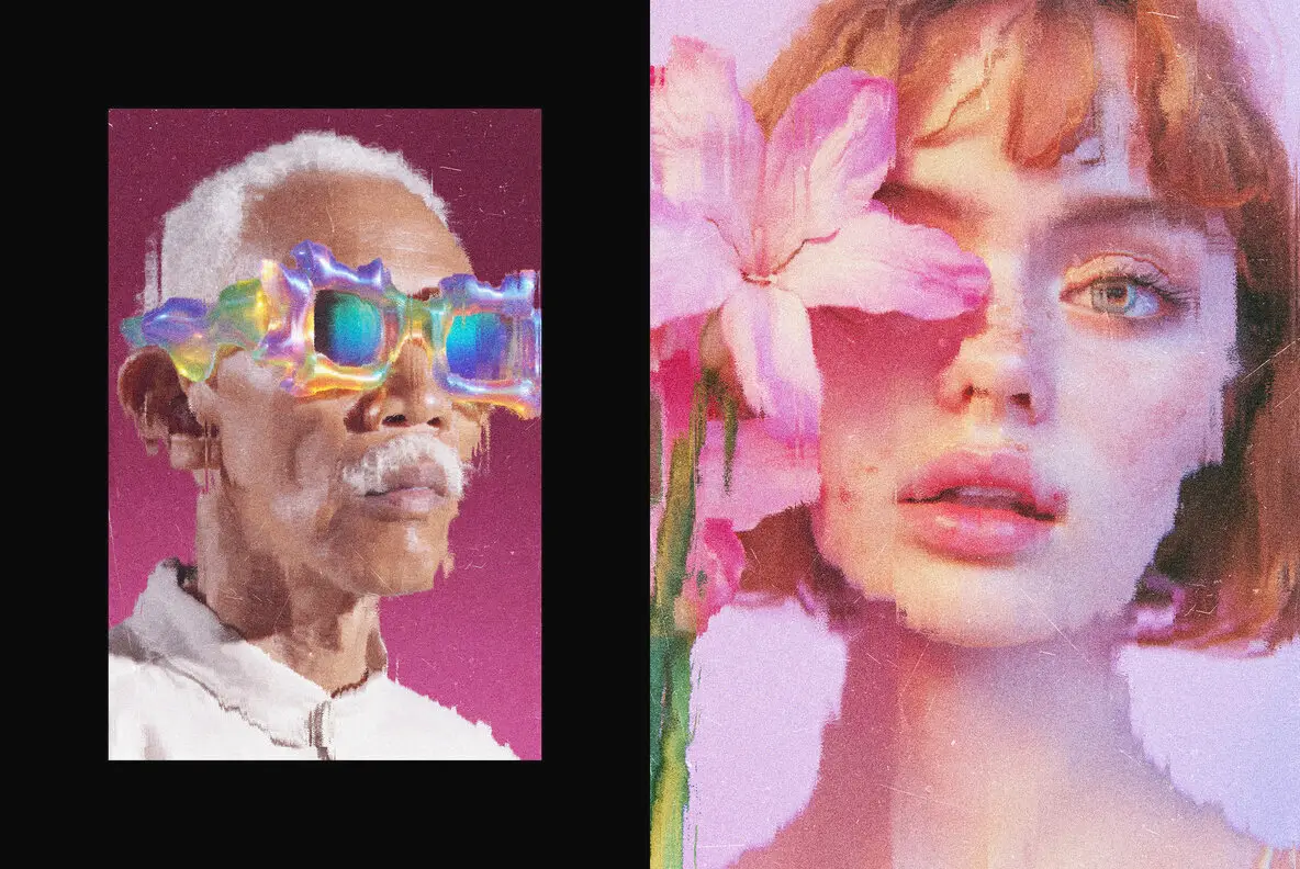 Distort Photo Effect - YouWorkForThem