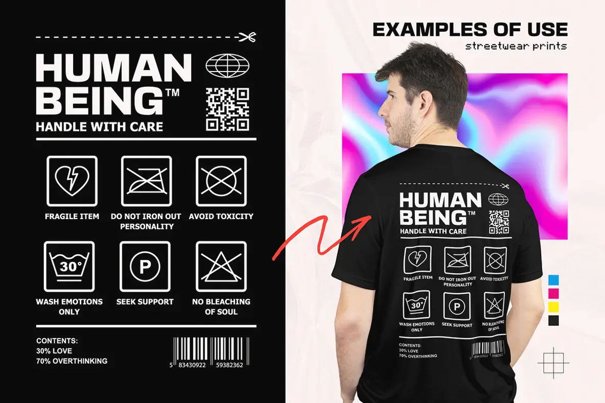 Utilitarian Graphic Elements Pack Illustrations - YouWorkForThem