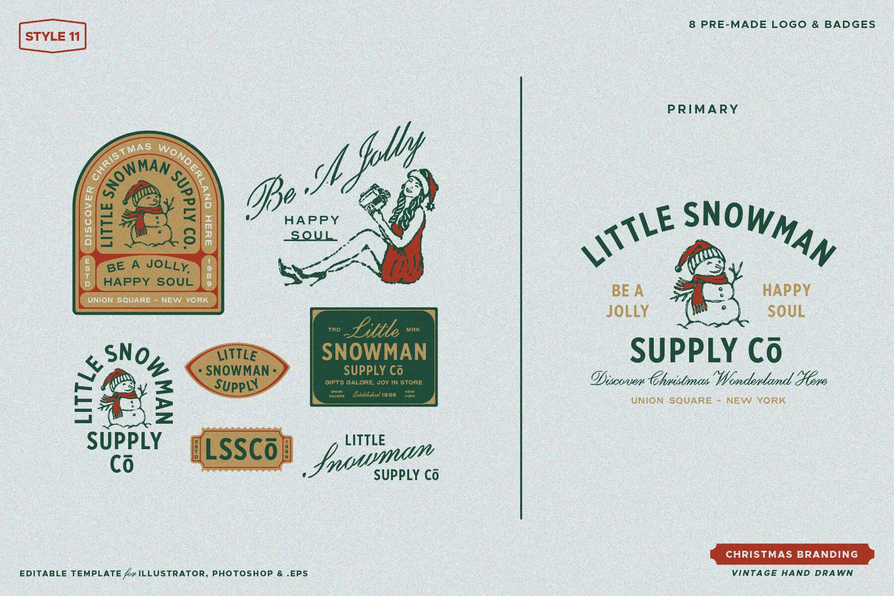 Christmas Branding Holidays - YouWorkForThem