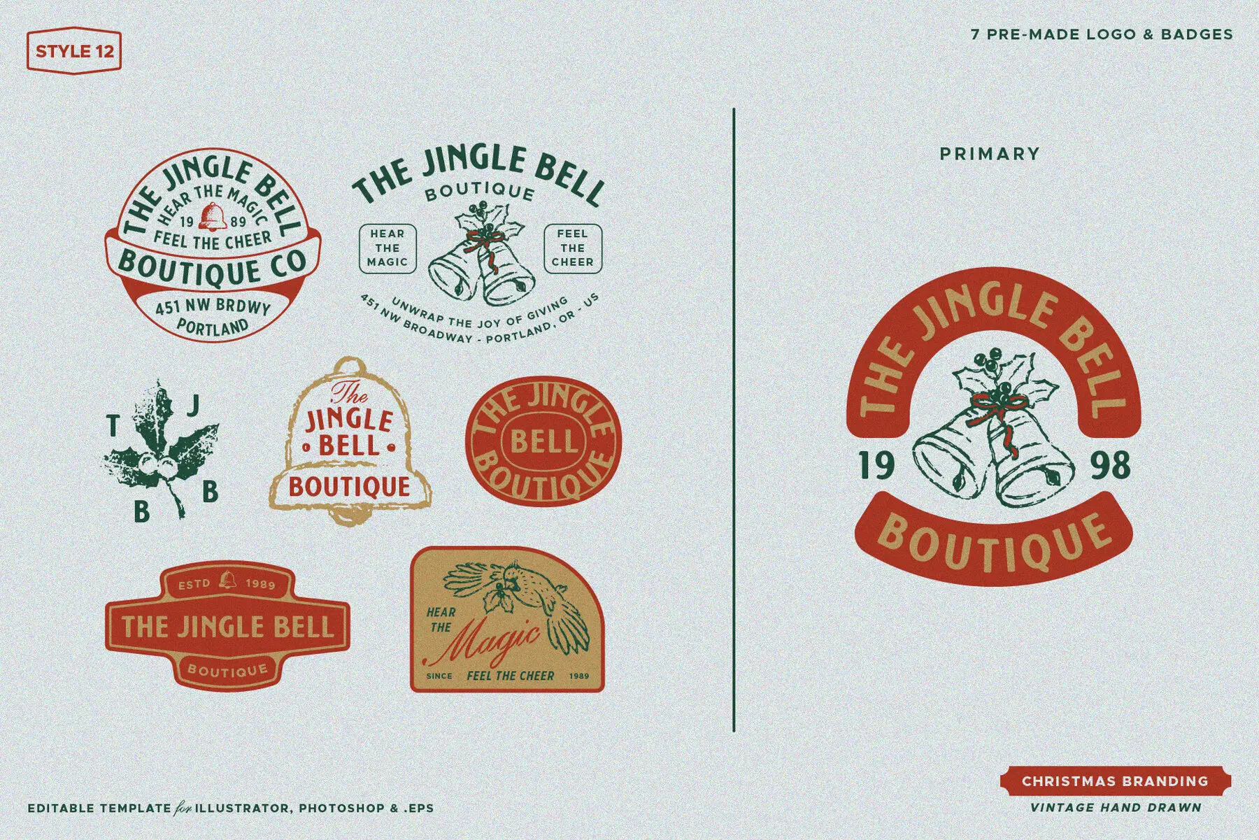 Christmas Branding Holidays - YouWorkForThem