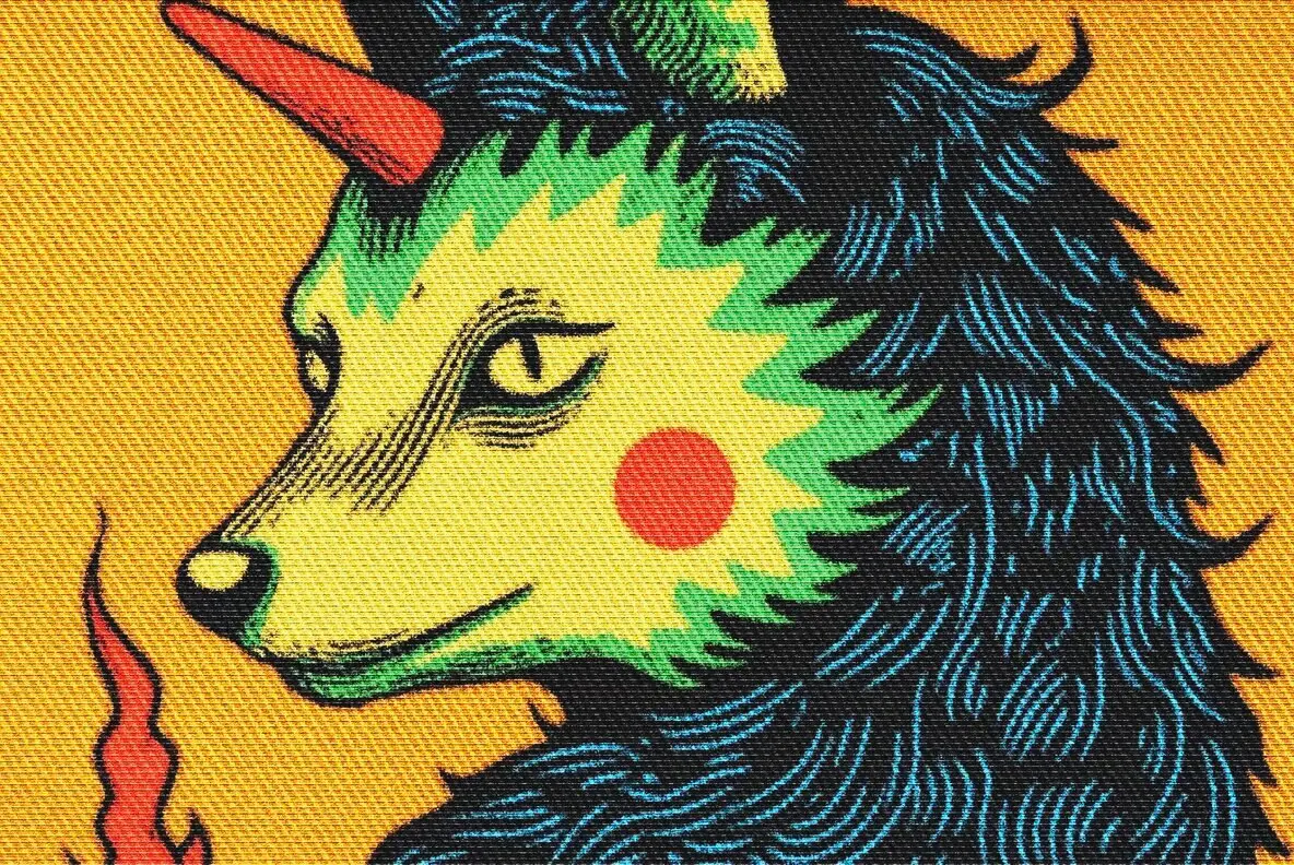 Embroidery Stitch Texture Effect - YouWorkForThem