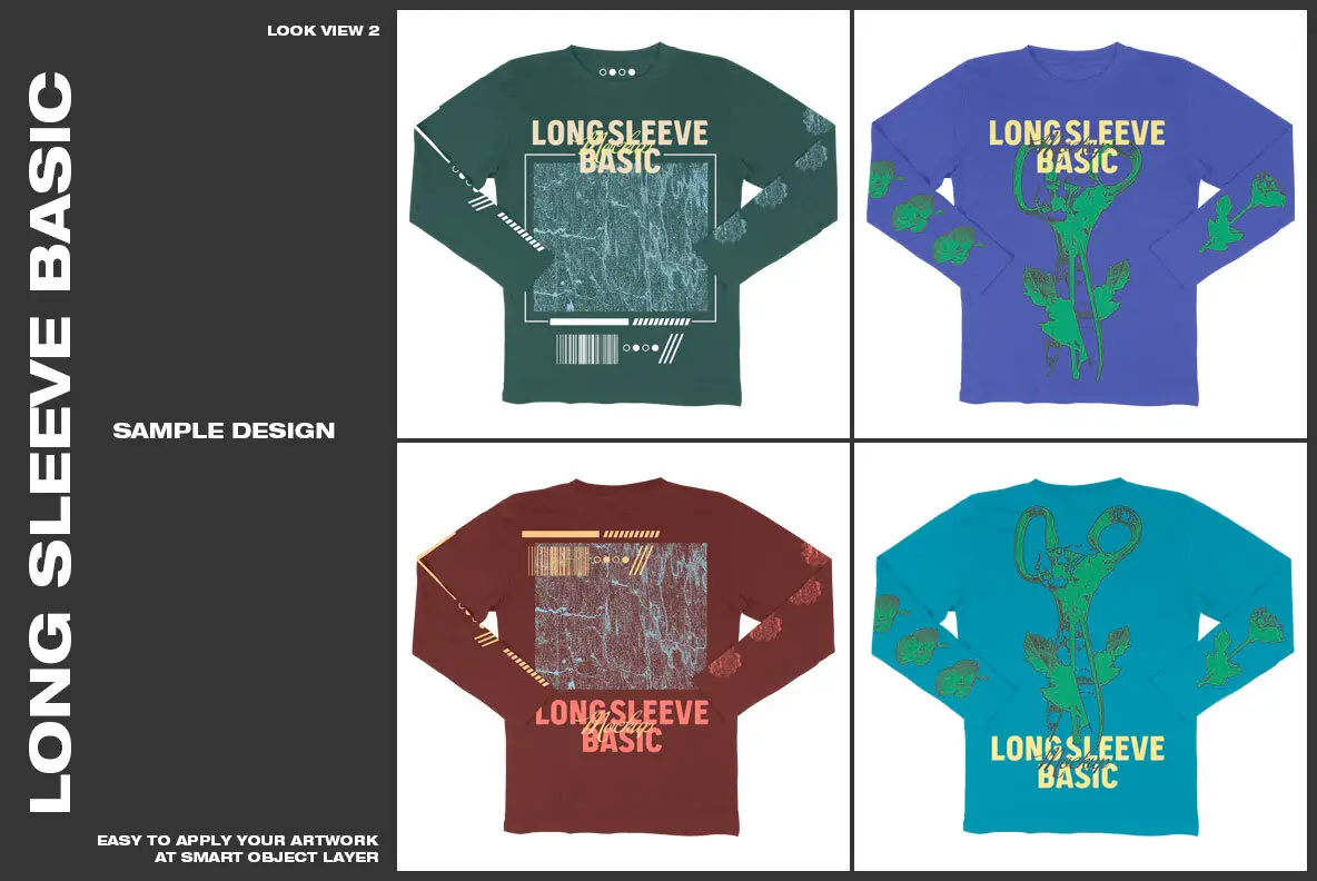 Long Sleeve Basic - Mockup Mockups - YouWorkForThem