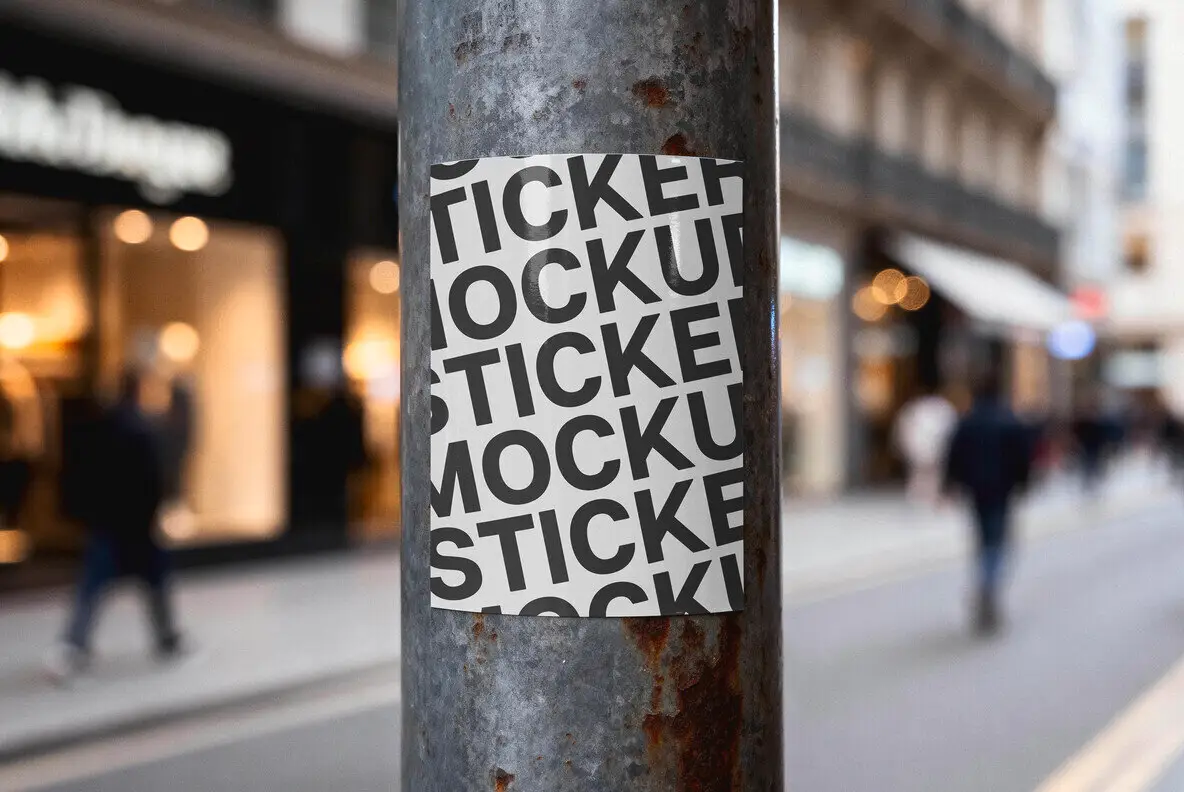 Sticker Mockup Graphics - YouWorkForThem