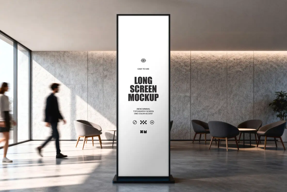 Long Screen Mockup Mockups - YouWorkForThem