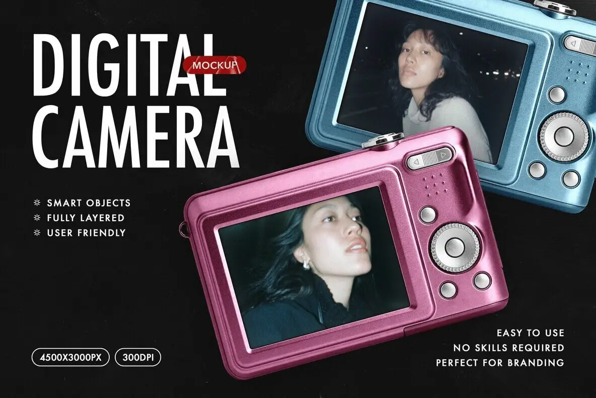 Digital Camera Mockup Mockups - YouWorkForThem