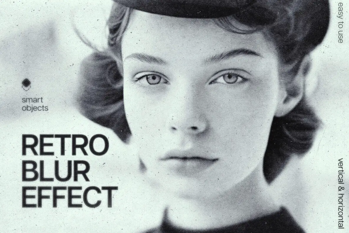 Retro Blur Photo Effect - YouWorkForThem