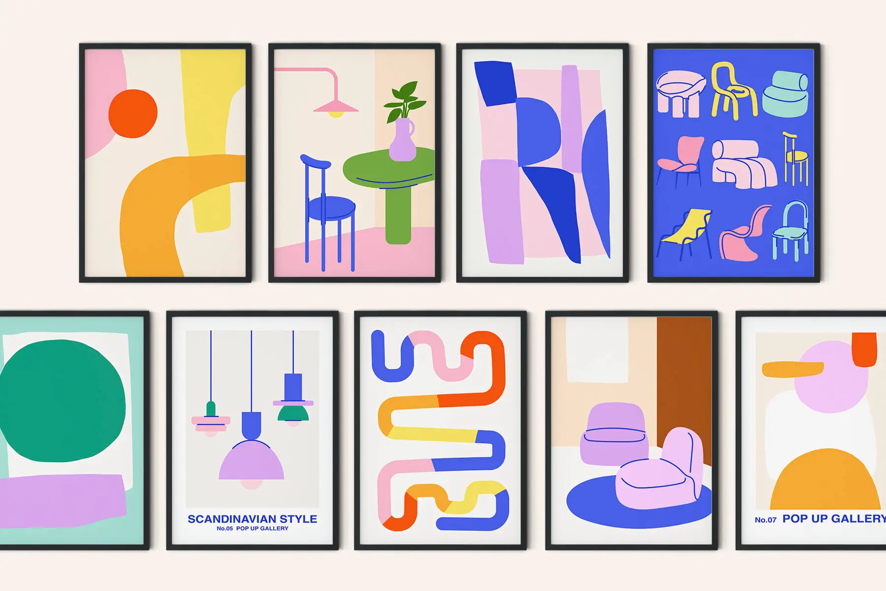 Pop Up Gallery Vector Poster Creator Graphics - YouWorkForThem
