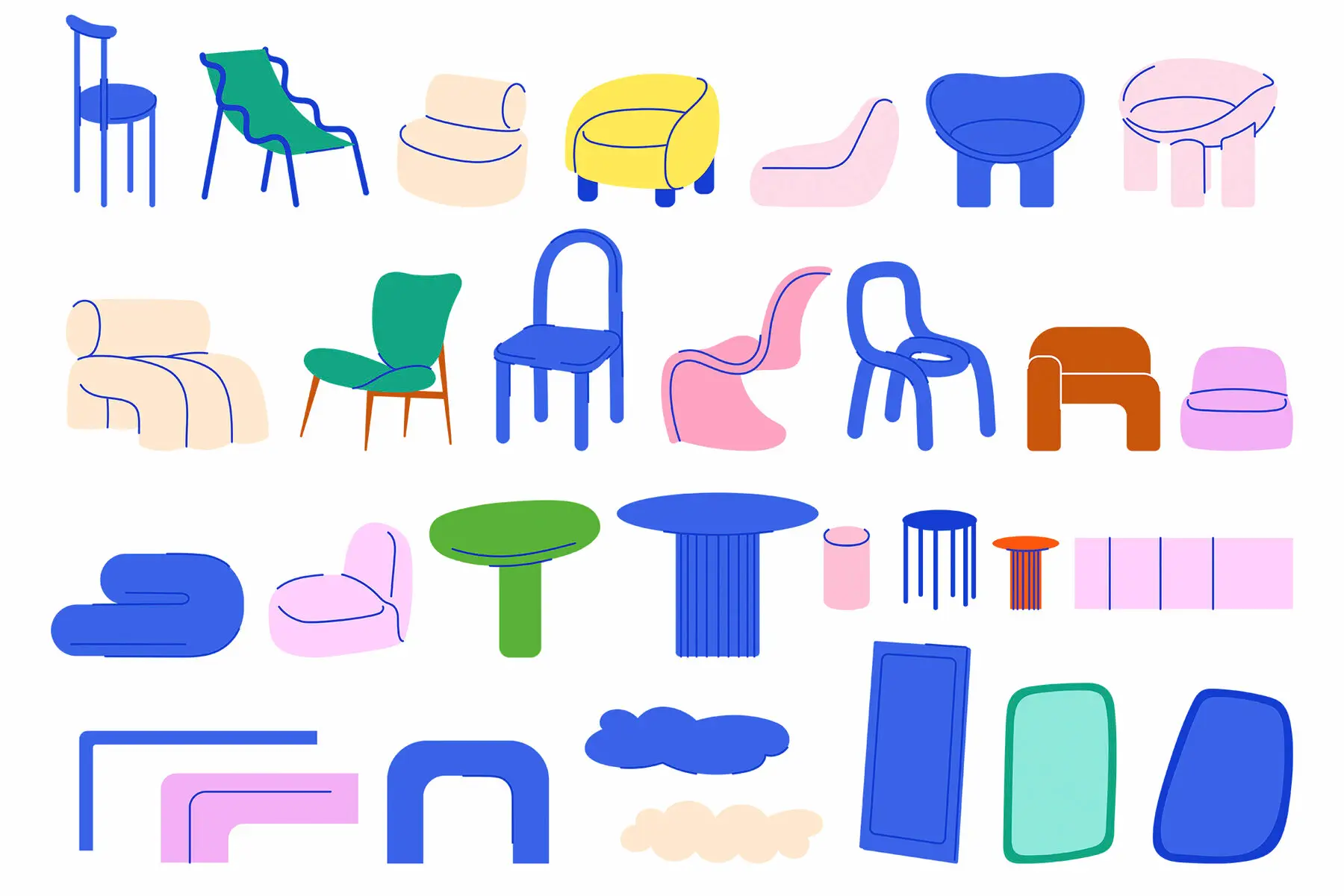 Pop Up Gallery Vector Poster Creator Illustrations - YouWorkForThem