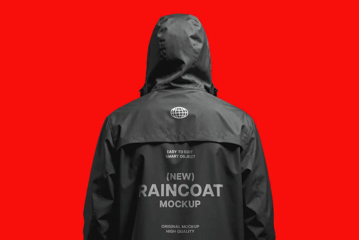 Raincoat Mockup Graphics - YouWorkForThem