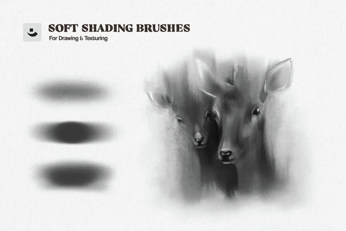 Multi-App Charcoal Sketch Brushes - YouWorkForThem