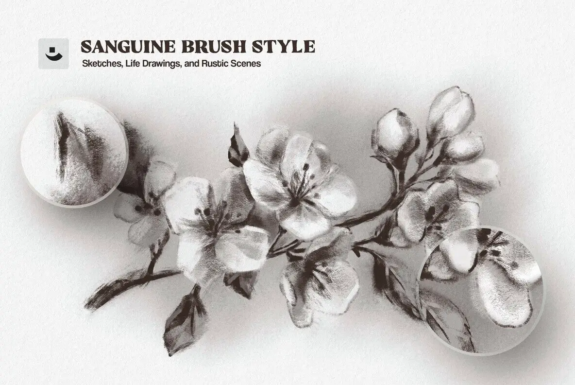 Multi-App Charcoal Sketch Brushes - YouWorkForThem