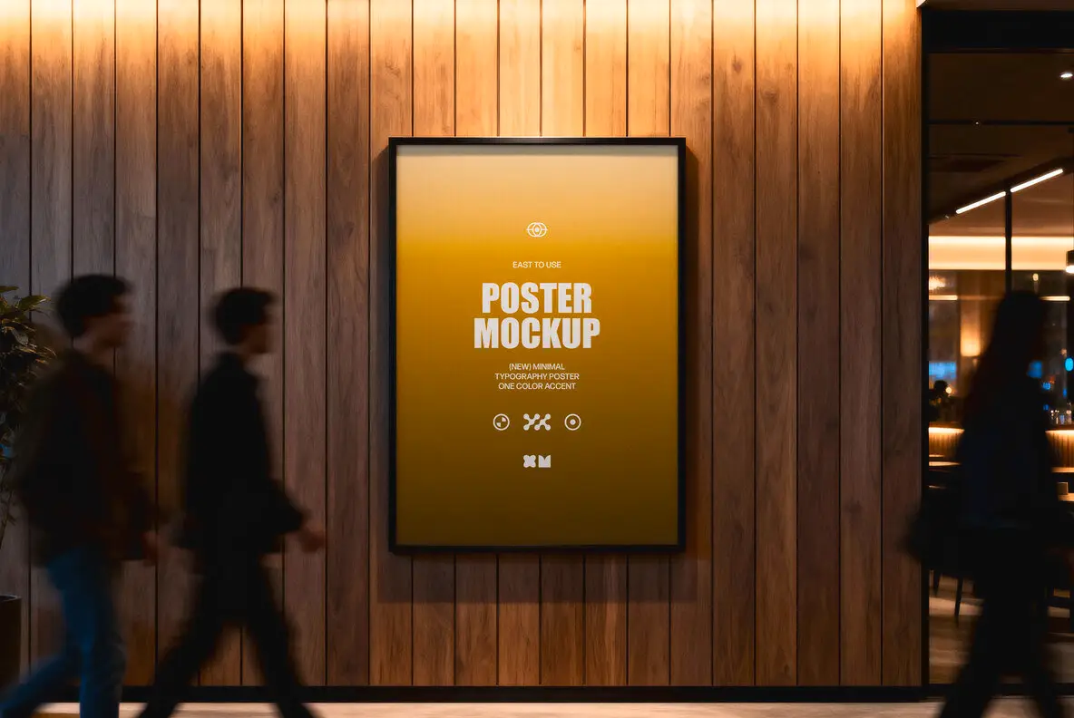 Wall Poster Mockup Graphics - YouWorkForThem