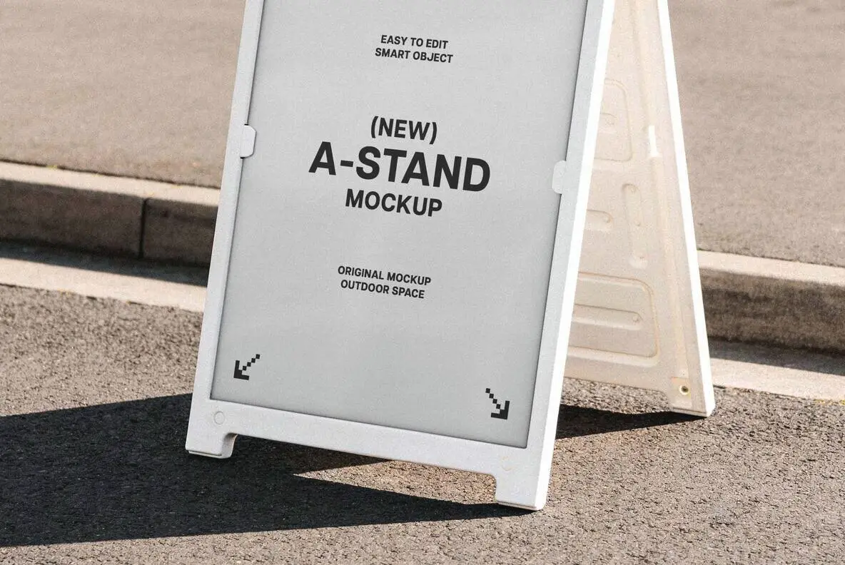 Outdoor A-Stand Mockup Graphics - YouWorkForThem