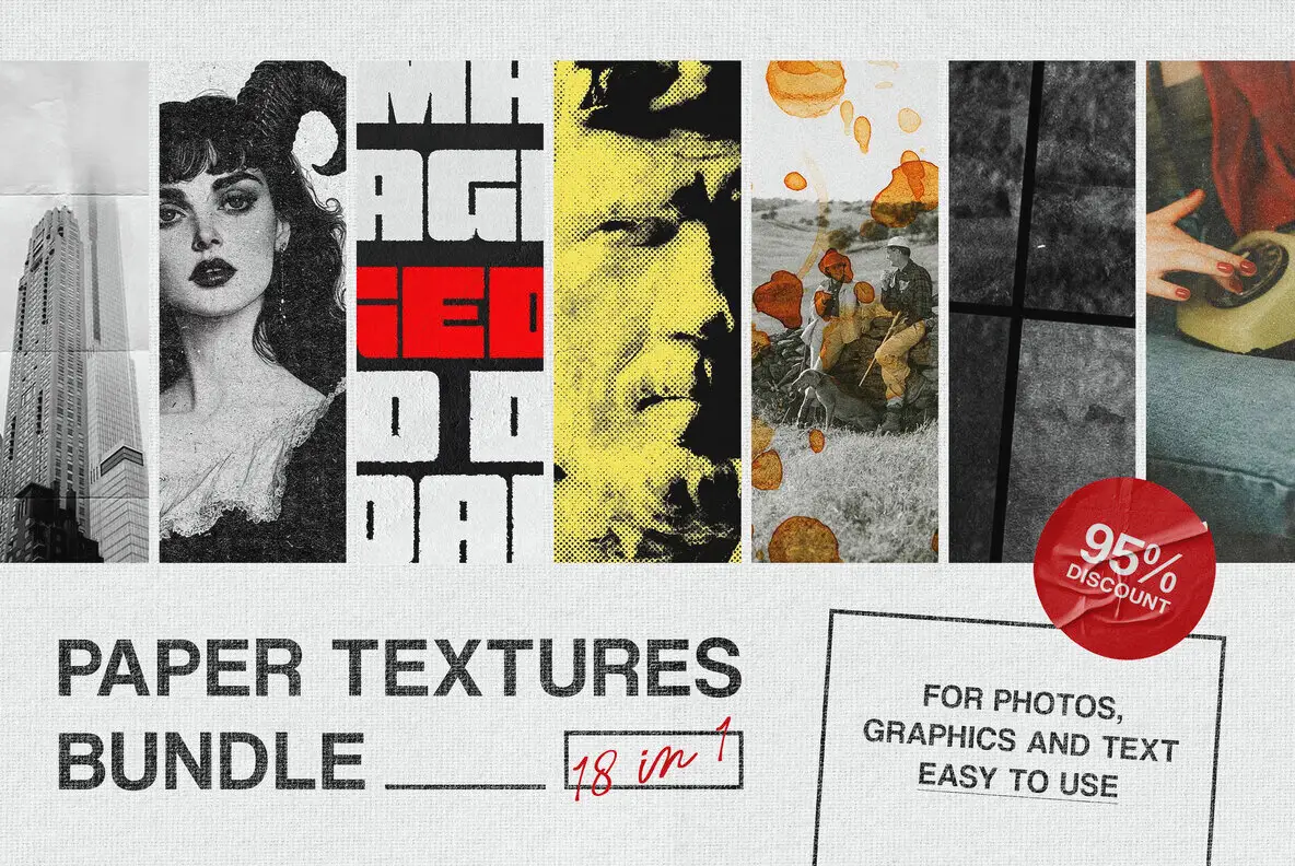 Paper Textures Bundle Graphics - YouWorkForThem