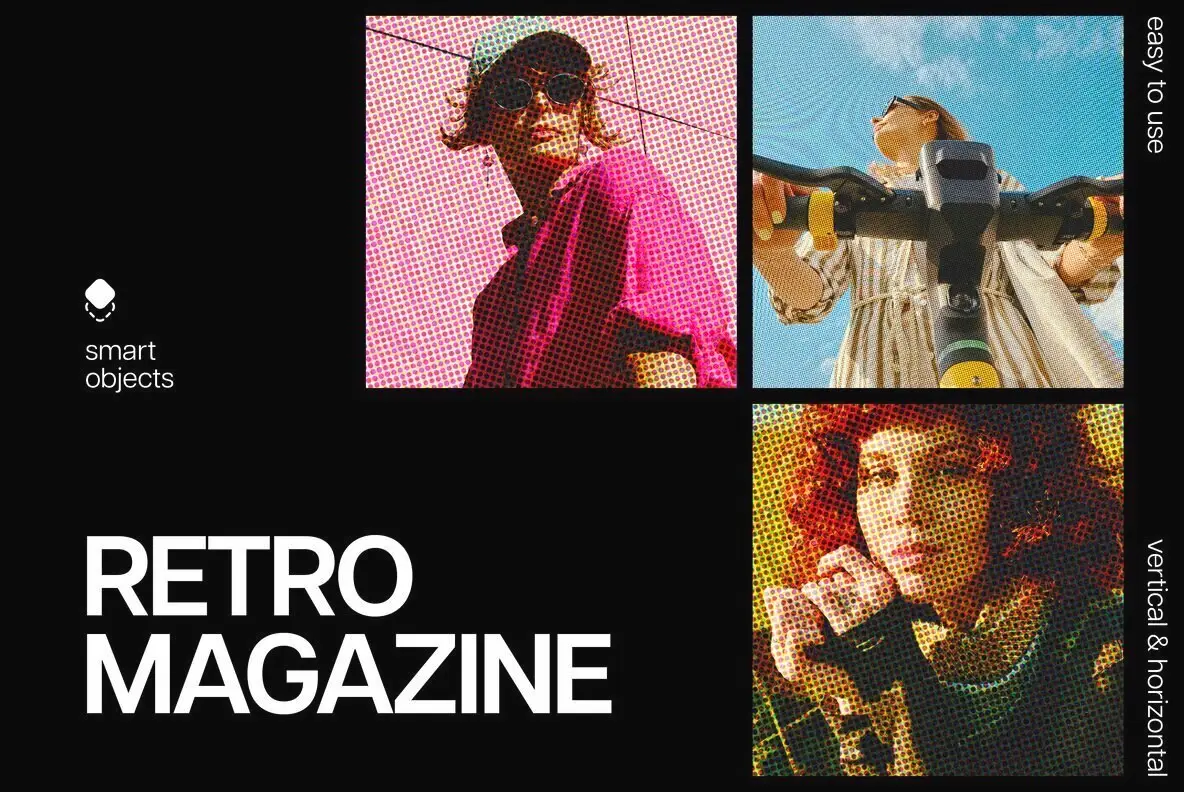 Retro Magazine Photo Effect - YouWorkForThem