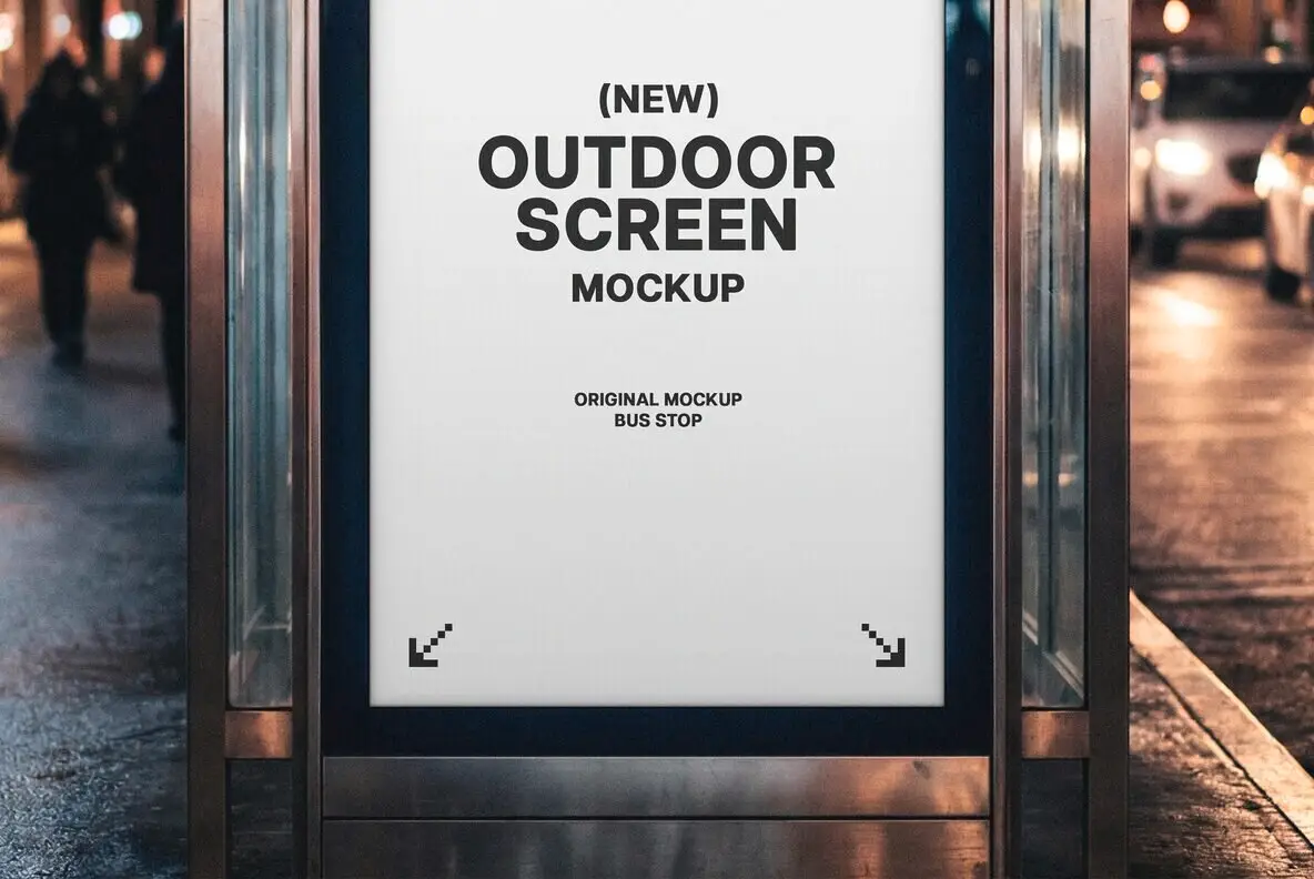 Bus Stop Screen Mockup Graphics - YouWorkForThem