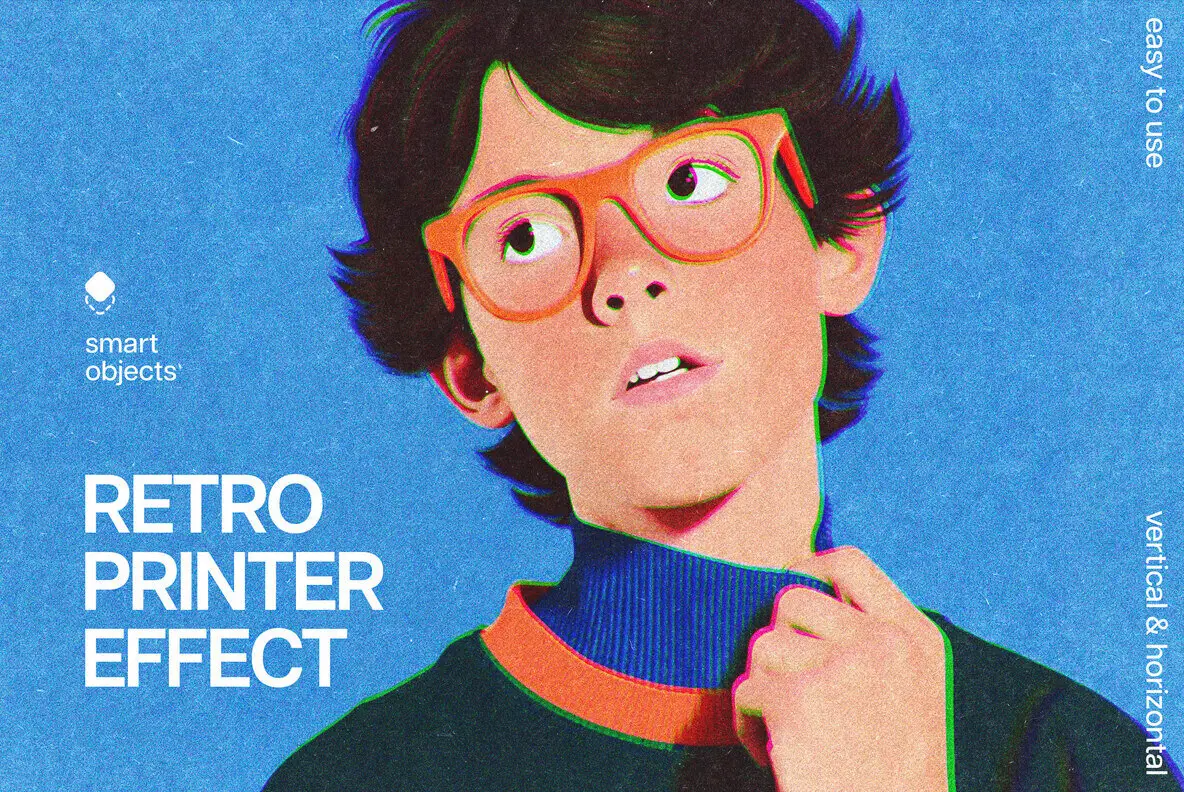 Retro Printer Effect - YouWorkForThem