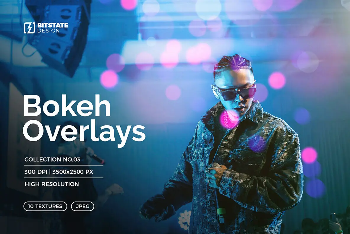 Bokeh - Photo Overlays Graphics - YouWorkForThem
