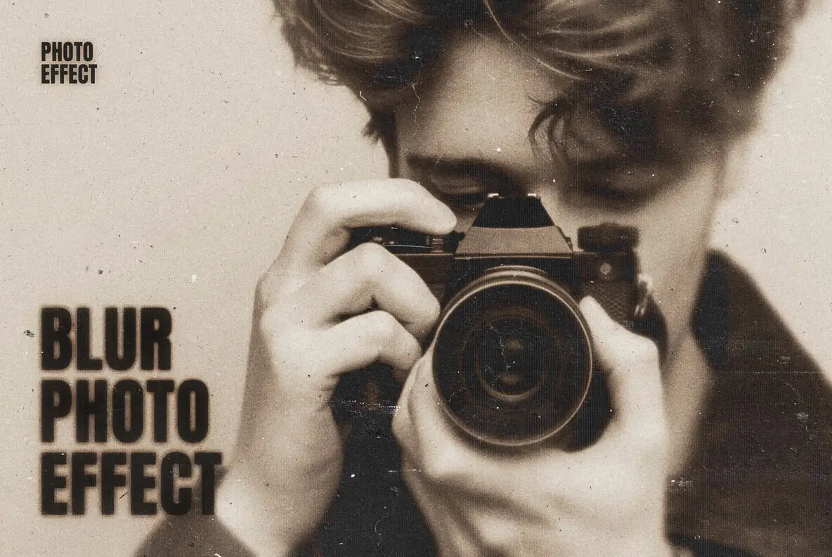 Retro Blur Photo Effect - YouWorkForThem