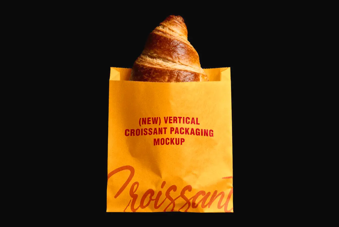 Croissant Bakery Mockup Mockups - YouWorkForThem