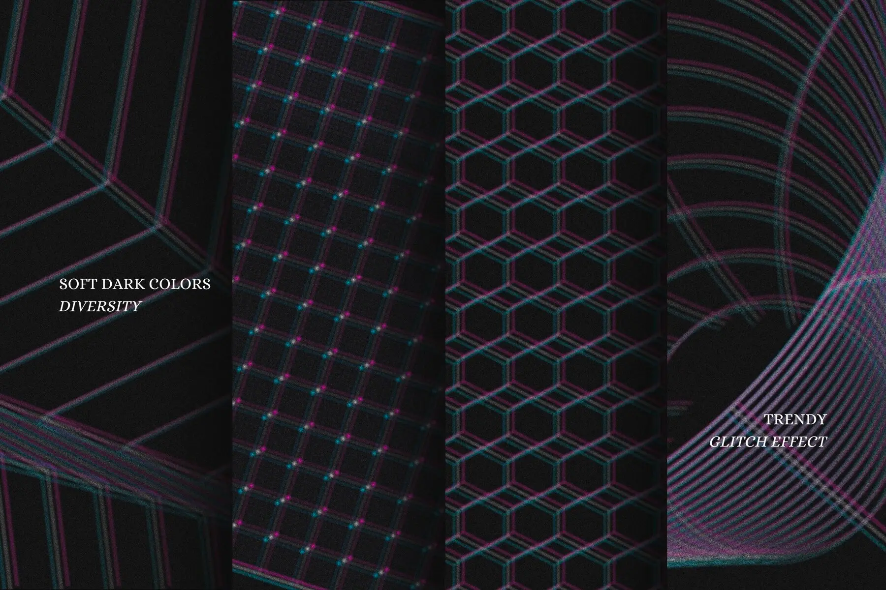 Y2K Glitch Grid Backgrounds Textures - YouWorkForThem