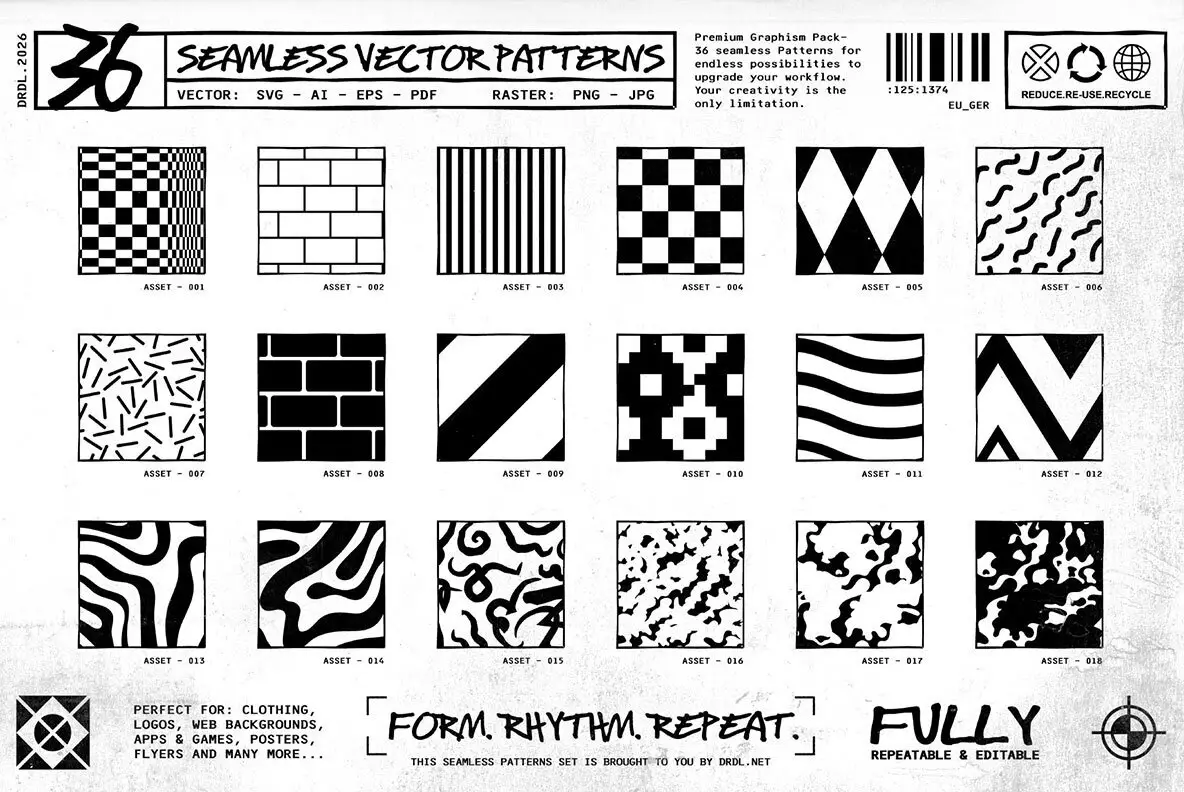 36 Premium Seamless Graphism Patterns Patterns - YouWorkForThem