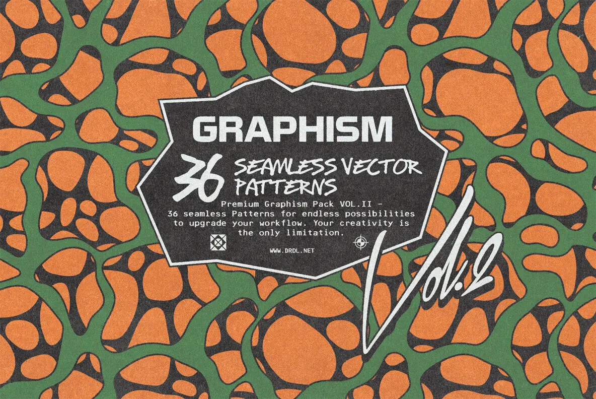 36 Seamless Vector Graphism Patterns Vol.02 Patterns - YouWorkForThem