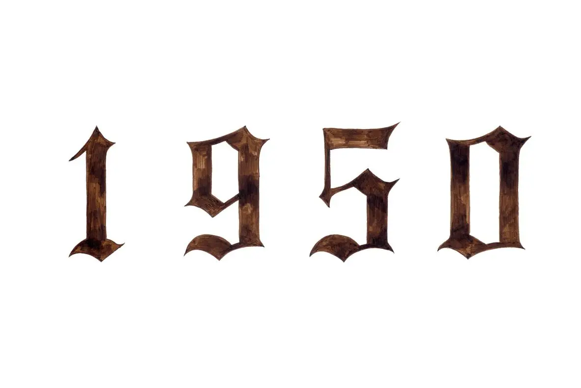 Hand Painted Numbers Graphics - YouWorkForThem