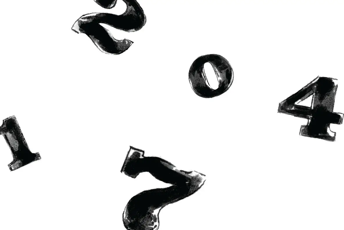 10 Hand Painted Numbers Graphics - YouWorkForThem