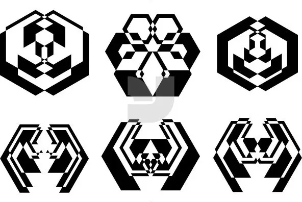 Hexagons Intersection Icons - YouWorkForThem