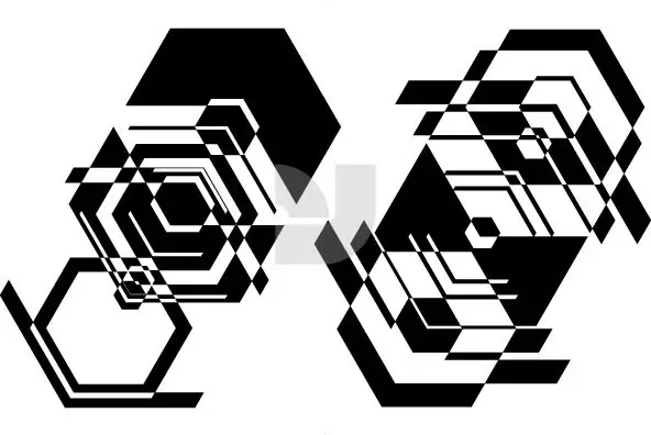 Hexagons Intersection Icons - YouWorkForThem