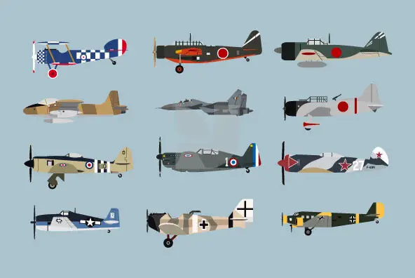 Aviator Illustrations - YouWorkForThem