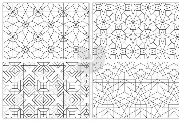 Geometric Pattern Graphics - YouWorkForThem