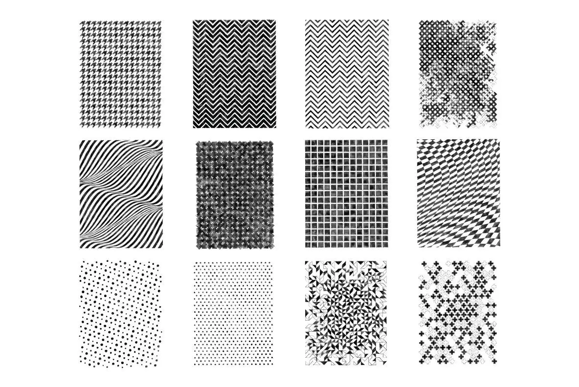 Hand Painted Patterns Graphics - YouWorkForThem