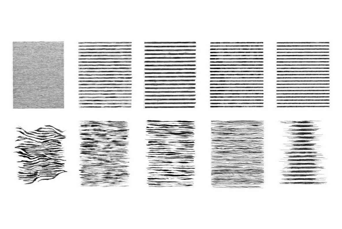 Hand Painted Stripes Graphics - YouWorkForThem