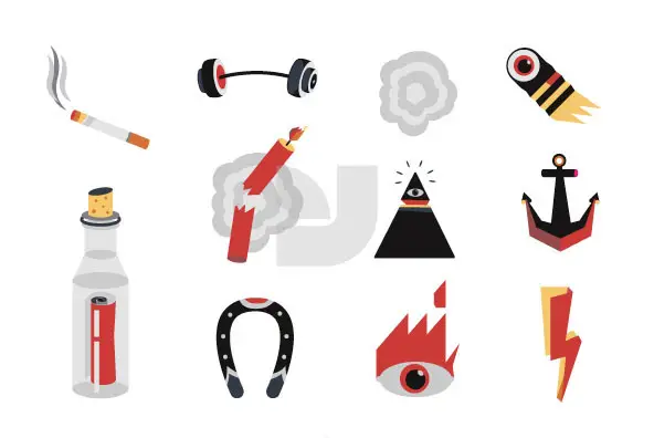 Tattoo Parlor Symbols Graphics - YouWorkForThem