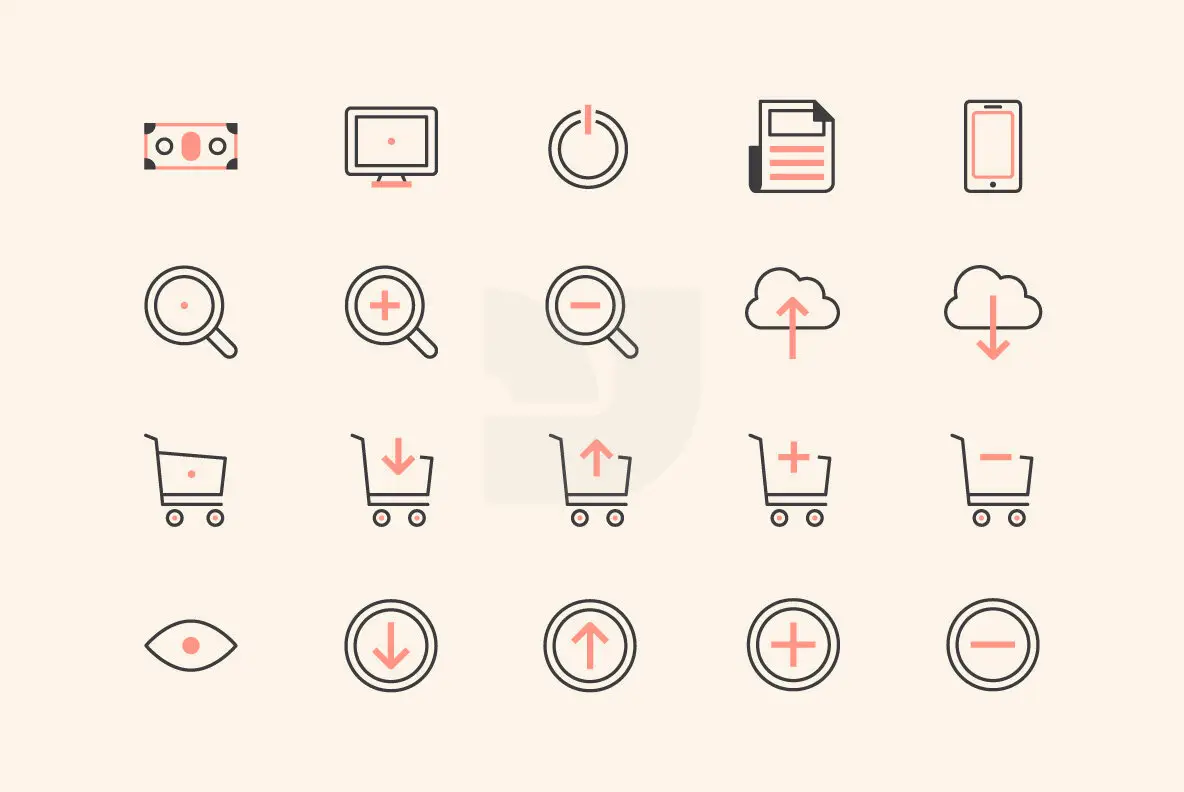 Basicons Web Design Graphics - YouWorkForThem