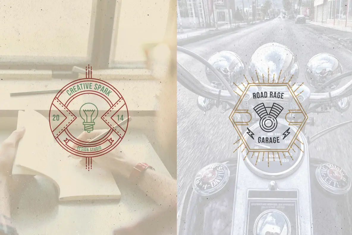 Line Badge Kit V2 Graphics - YouWorkForThem