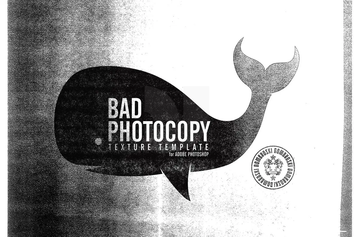 Bad Photocopy Texture Template Graphics - YouWorkForThem