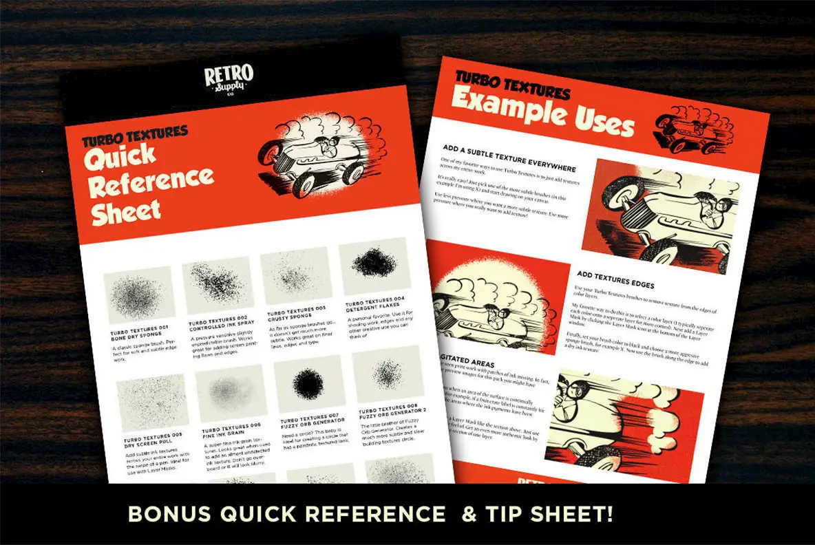 Turbo Textures Brush Kit and Extras - YouWorkForThem