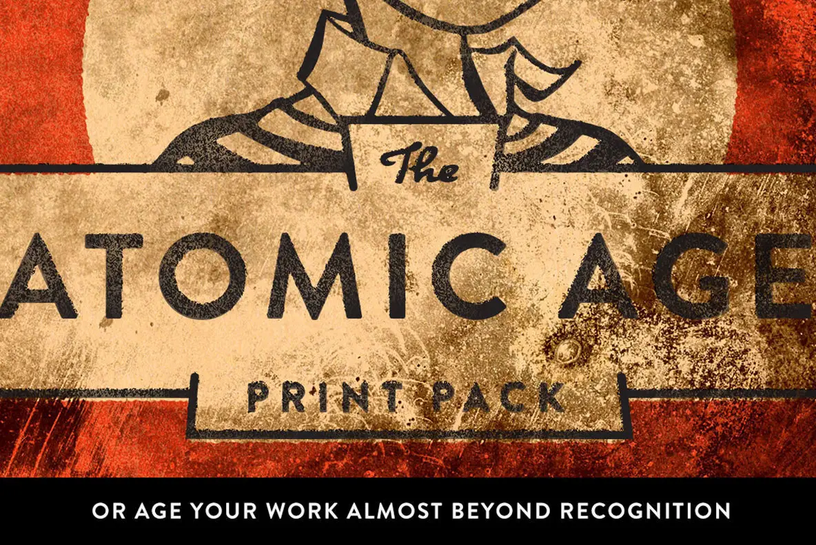 The Atomic Age Print Kit Graphics - YouWorkForThem
