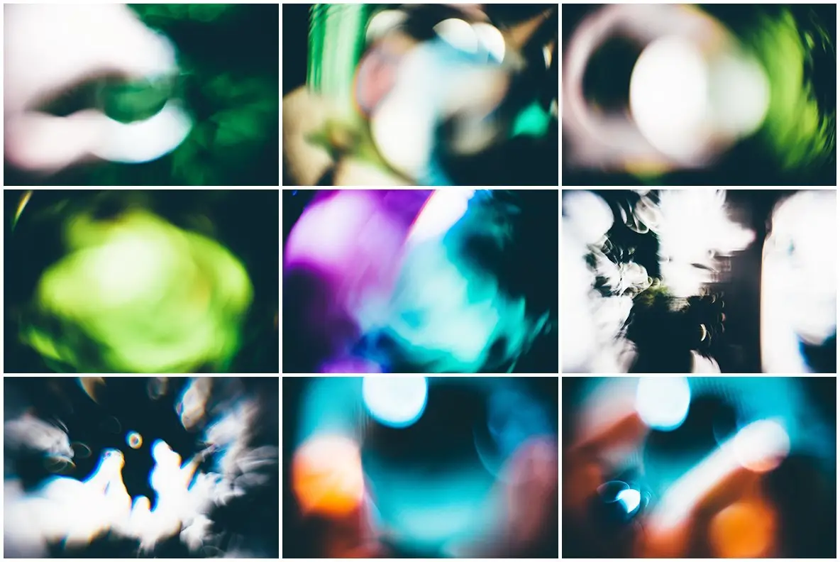 Bokeh & Light Leaks 01 - Photoshop Overlays Font - FontPath