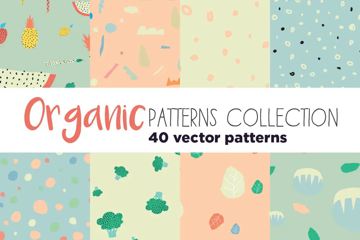 Organic Patterns Collection Graphics - Youworkforthem