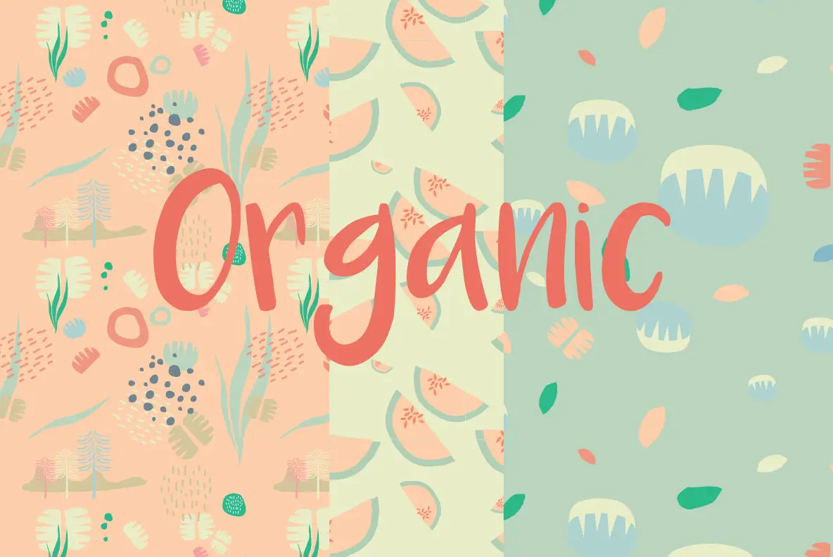 Organic Patterns Collection Graphics - YouWorkForThem