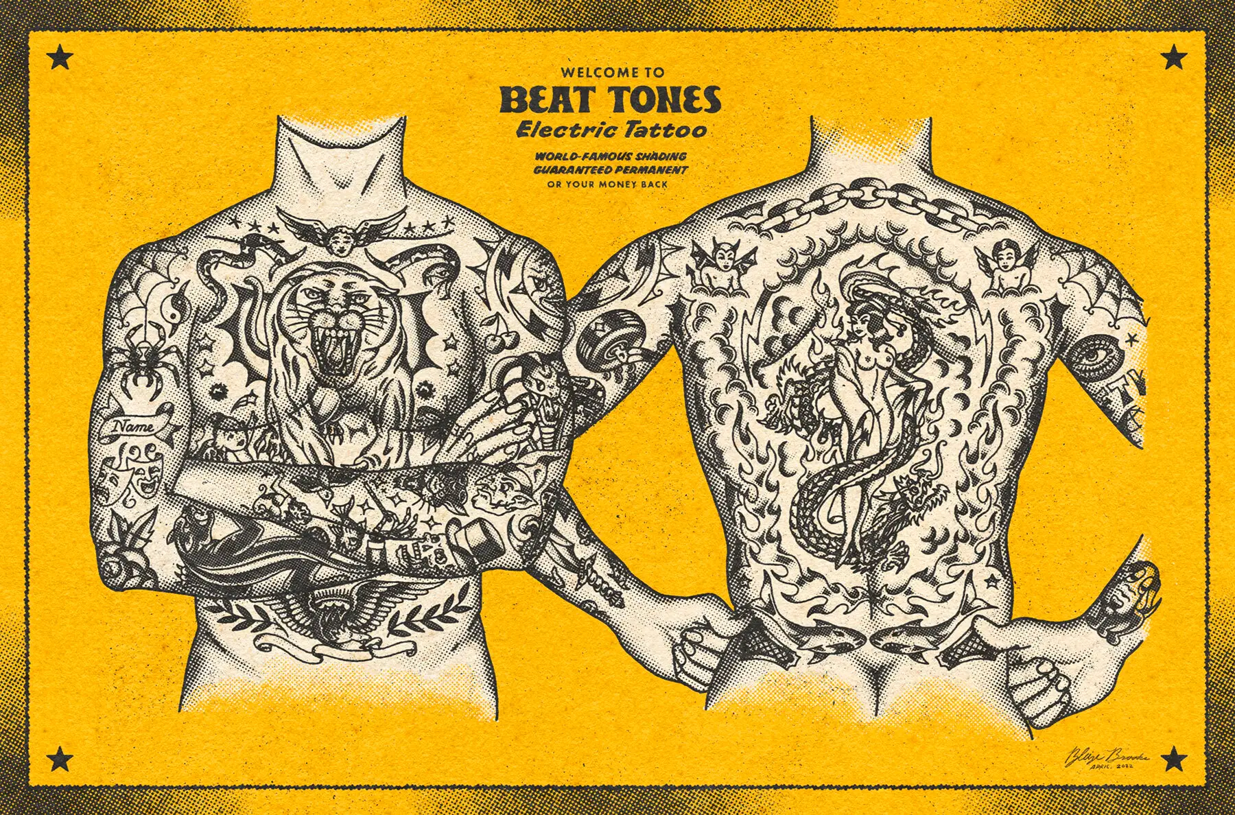 Beat Tones Halftone Brushes For Photoshop - YouWorkForThem