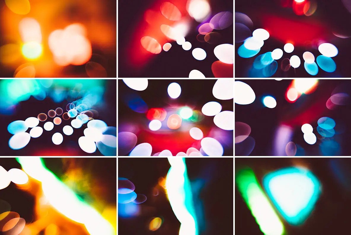 Bokeh Light Leaks 10 - Photoshop Overlays Graphics - YouWorkForThem