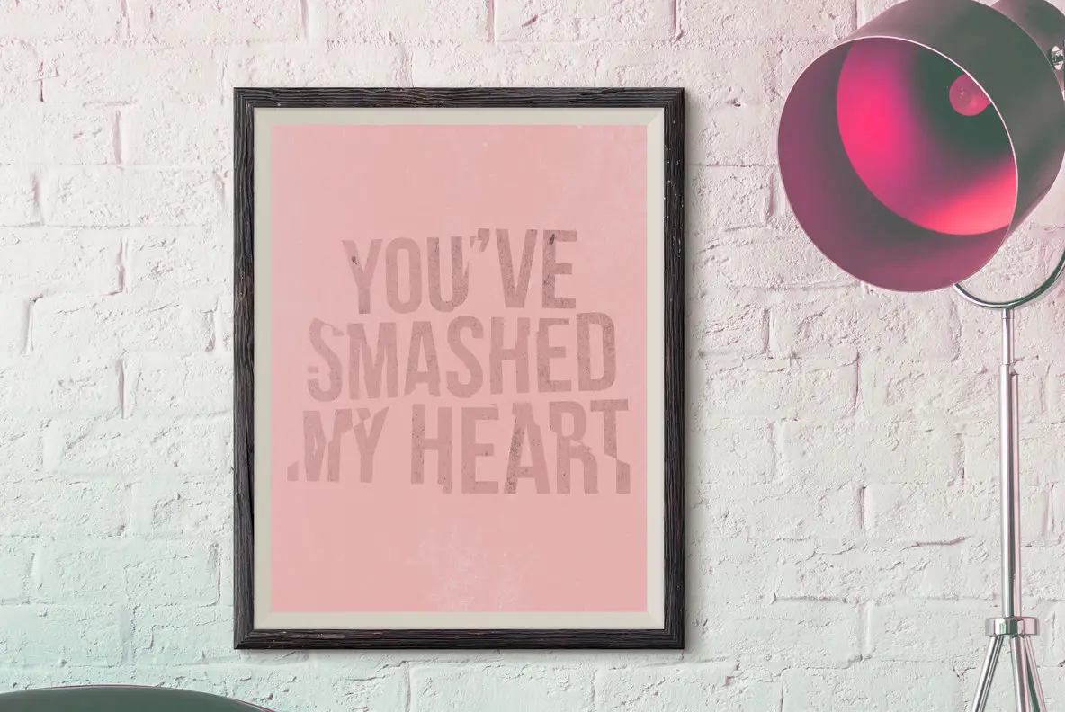 Smashed Text Effect - YouWorkForThem