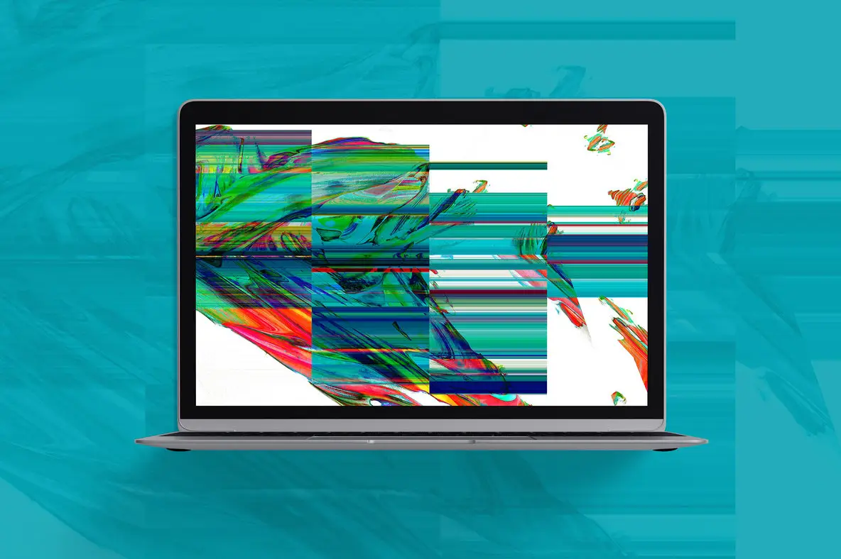 Glitched 50 Destroyed Paint Textures Graphics - YouWorkForThem