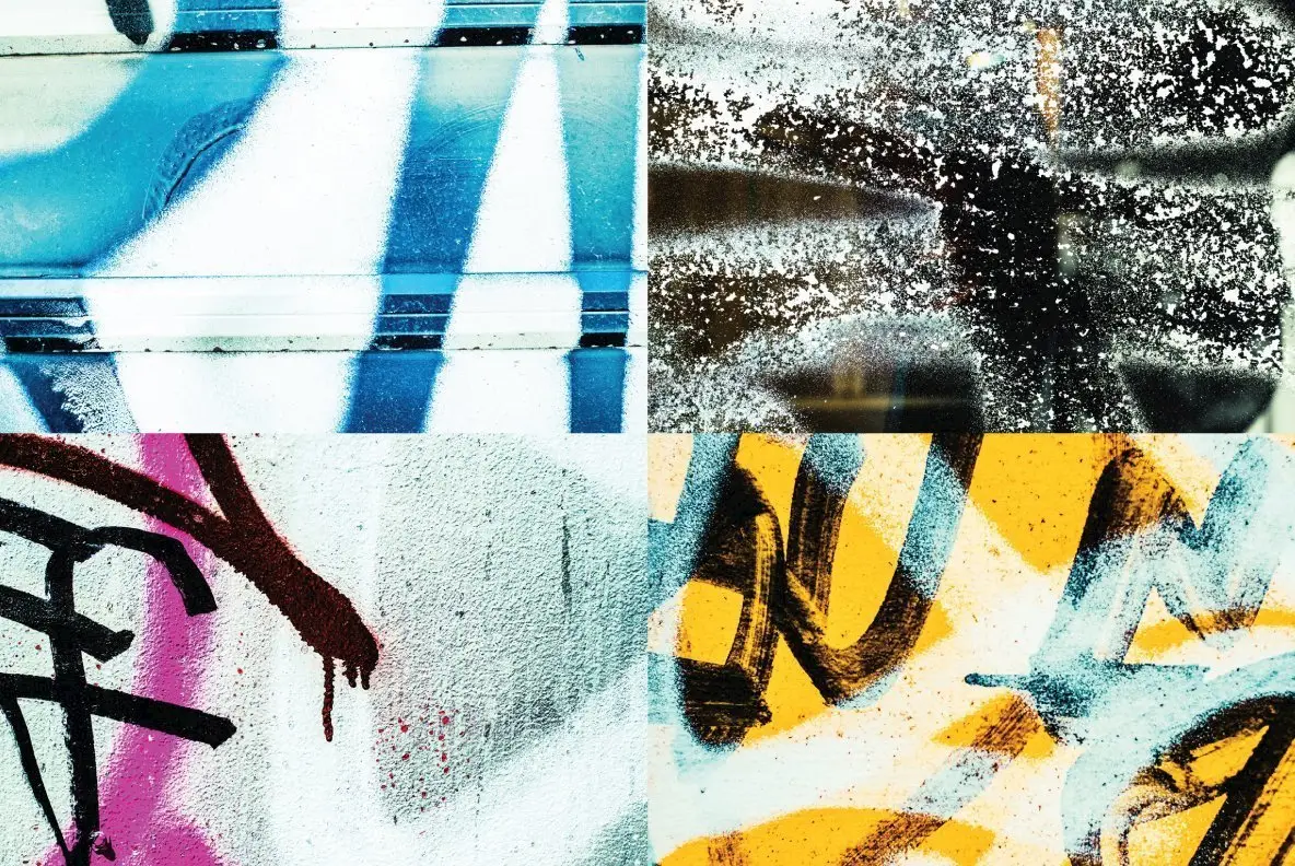 Graffiti Texture Bundle 02 Graphics - YouWorkForThem